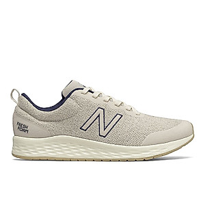 New Balance Men's Fresh Foam Arishi V3 Running Shoe, Angora/Timberwolf/Night Tide, 12 X-Wide