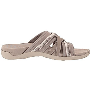 Merrell womens Terran 3 Cush Slide Sandal, Moon, 9 US