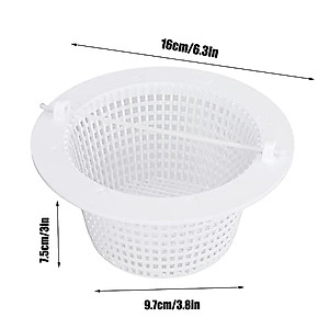 RvSky Garden kit Skimmer Basket Plastic Replacement Swimming Pool Filter Basket with Handle for Hayward SP1091WM