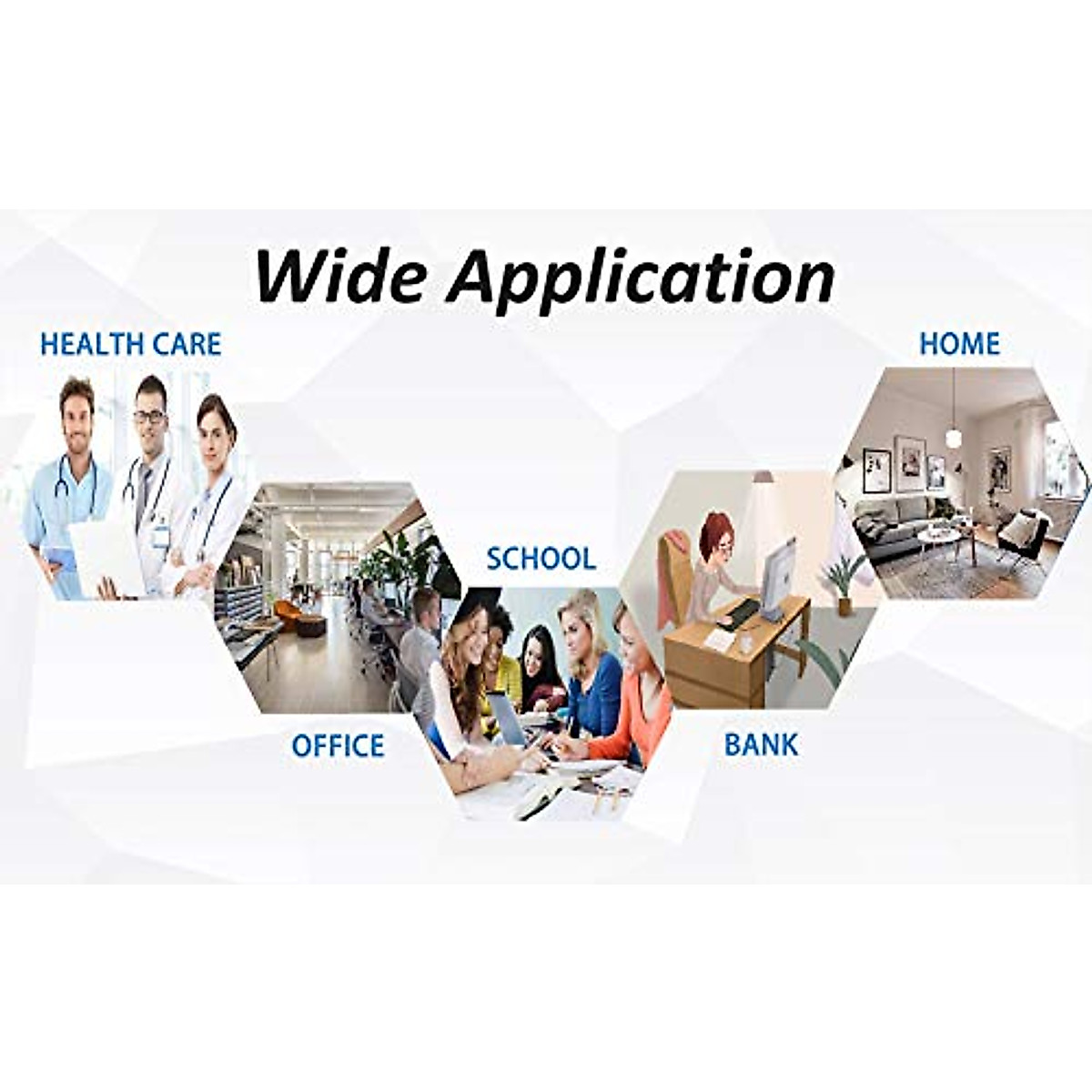 EASY PRINT Compatible P-Touch TZ221 TZe-221 Label Tape 9mm 0.35 Inch Laminated White TZ Tape Label Used for Brother Ptouch Label Maker PT-D200 PT-D210 PT-H100 PT-D400 PT-1290 PT-1750, 9mm x 8m, 5-Pack