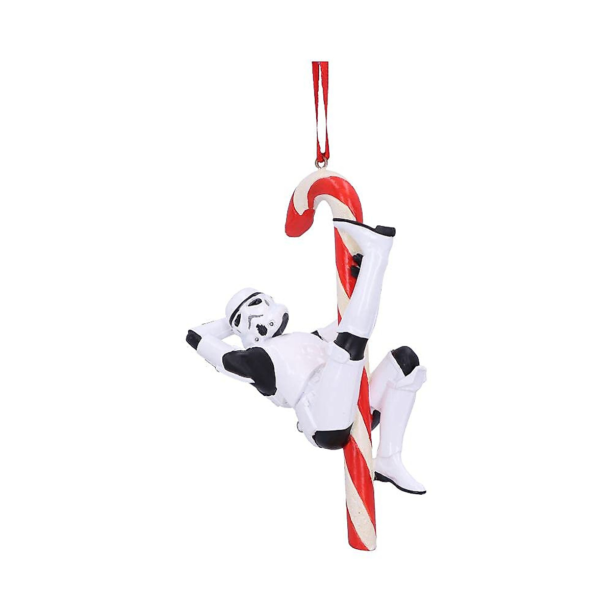 Nemesis Now Stormtrooper Candy Cane Hanging Ornament Decoration 12cm, Christmas