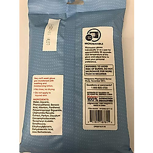 Walgreens Pre-Moistened Wash Gloves 12 wash gloves/pack