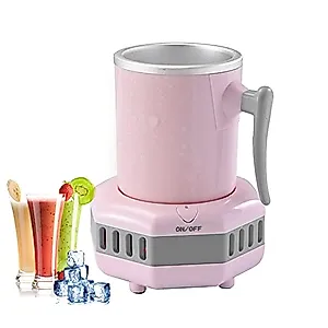 NORMIA RITA 36℉～60℉ Electric Beverage Cup Cooler for Home/Office, Desktop Mini Fridge Quick Cooling Cup Drink Chiller for Beer Juice Milk Coffee