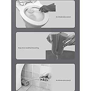 Shower System, Handheld Bidet Sprayer for Toilet, ABS Baby Cloth Diaper Sprayer Portable Hand Held Toilet Bidet Sprayer Head for Feminine Wash, Pet Washing, Adjustable Water Pressure Control,Black(Bl