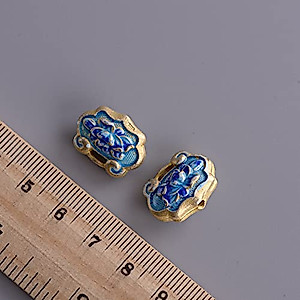 1Pc Sterling Silver Spacer Bead Long Life Lock Charm Beads Enamel Metal Beads Silver Spacer Beads for Jewelry Making Bracelet Necklace Amulet for Wealth Good Luck Crafts Collectible