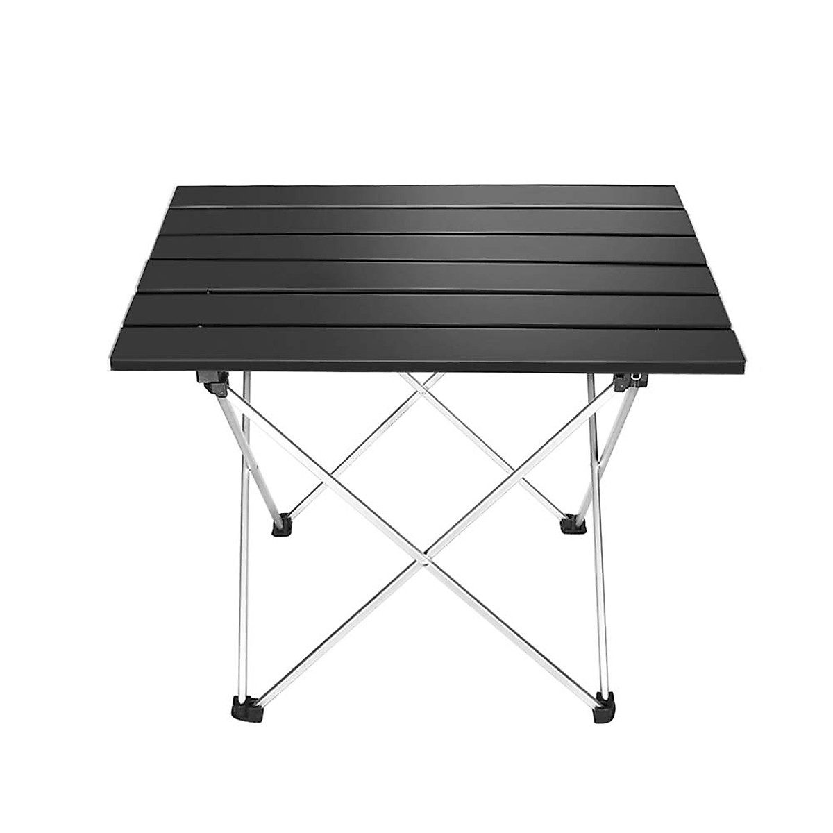 Outry Lightweight Aluminum Folding Table, Portable Camp Table, Outdoor ...