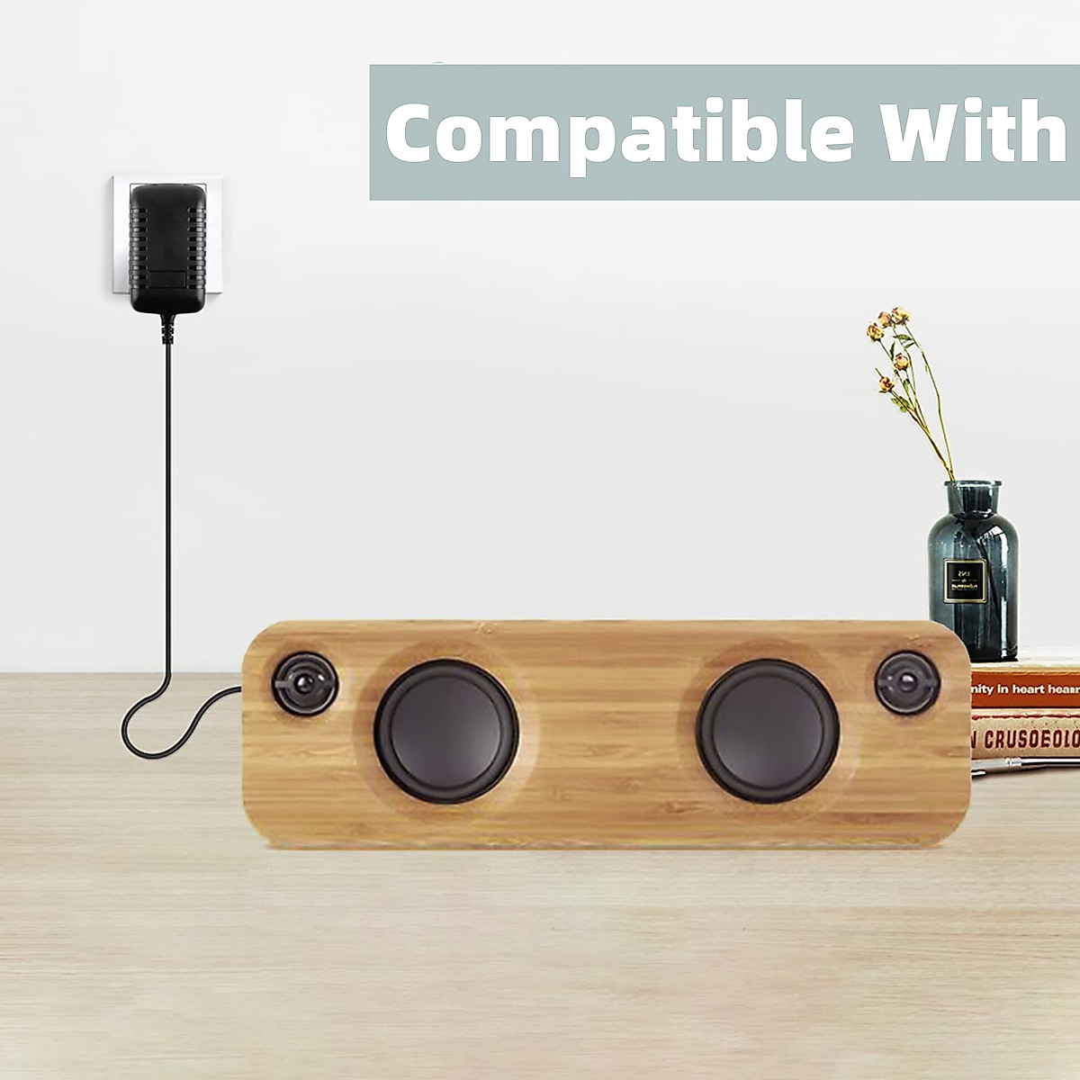 SLLEA 15V AC/DC Adapter Charger for House of Marley EM-JA006-MI EMJA006MI Get Together Portable Bluetooth Wireless Speaker