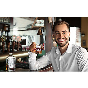 DAD JUICE Custom Personalized Whiskey Glass - Funny Gift for Dad Uncle Grandpa From Father's Day Gift