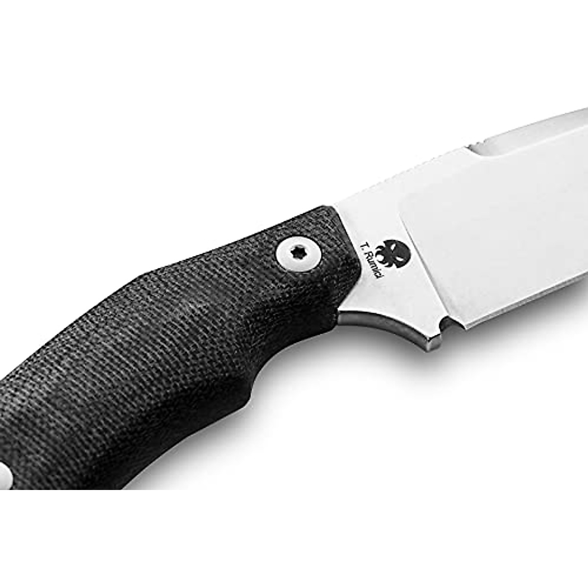 LionSTEEL H2 Karambit Style Fixed Blade EDC Hunting Hiking and Outdoor Knife, G10 and Micarta Handles, M390 Super Steel, Leather Sheath Included, Black G10