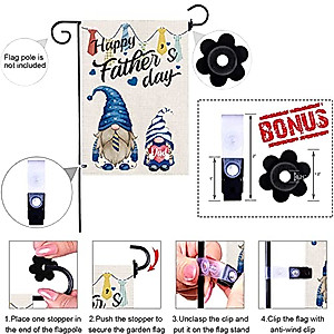 Seasonal Garden Flags Set of 12 Spring Summer Garden Flags 12x18 Double Sided 4th of July Garden Flag Patriotic Small Yard Flag Burlap Holiday Garden Flag Farmhouse Welcome Garden Flags for Outside