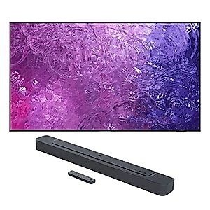 SAMSUNG QN50QN90CAFXZA 50 Inch Neo QLED Smart TV with 4K Upscaling with a BAR-300 5.0ch Soundbar with MultiBeam Sound and Dolby Atmos (2023)
