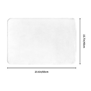 Happy Valentine's Day Red Loving Heart Ballon Bathroom Rugs Non Slip Absorbent Bath Mat,Bath Rugs Soft Microfiber Memory Foam Bathroom Mat for Bathtub Shower 16x24Inch