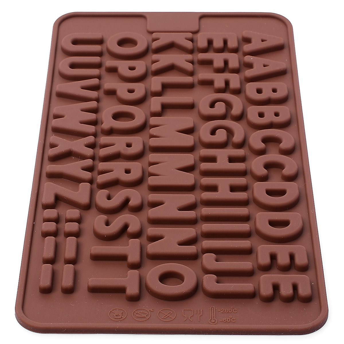 2PK A to Z Letters +Happy Birthday/Numbers/Symbols Mold Chocolate Fondant Decorating Silicone Tray