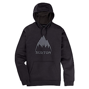 Burton Mens Oak Pullover, True Black Heather New, Large