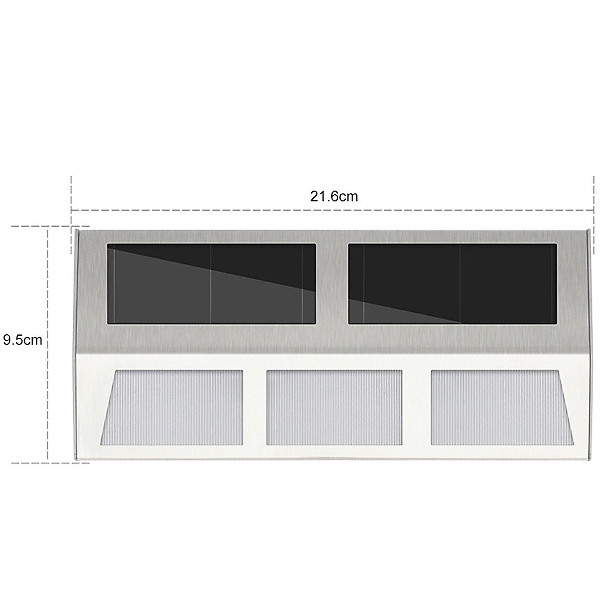 JJXX-BZ Outdoor Solar Light Solar Light Garden Light Outdoor Home Garden Villa Exterior Wall Street Light Waterproof Decorative Wall Light Outdoor Staircase Light for Courtyard Lighting