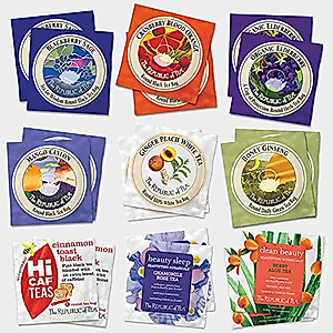 The Republic of Tea Premium Assortment of Teas & Herbs, 50 Tea Bags