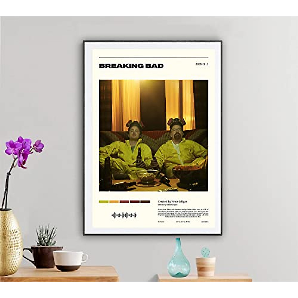 Breaking Bad Poster Movie Posters Canvas Art Picture Print Modern Family Bedroom Aesthetic Decor 12x18inch(30x45cm)