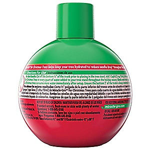 Miracle-Gro VB300515-2 Plant Food, Hydrates Keeps Green All Holiday Season, 2-Pack Christmas Trees, 2 Pack, red