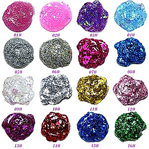 Holographic Face Glitter Gel Body Shimmer Makeup for for Hair, Face, Clavicle, Arm, Nail, Eyeshadow, Long Lasting Waterproof Mermaid Sequins Party Glitter for Rave Festival, 1.35oz (Illusion Purple#3)