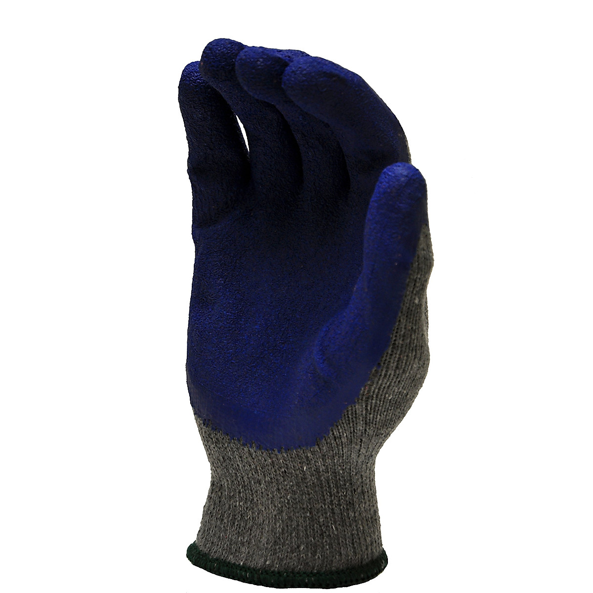 G & F 1511M-DZ Rubber Latex Coated Work Gloves for Construction, Blue, Crinkle Pattern, Men's Medium (Sold by dozen, 12 Pairs)