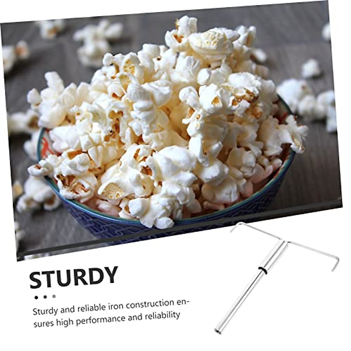 ULTECHNOVO 1 Set Popcorn Stirring Mixer Popcorn Popcorn Stirring Rods Replacement Iron Popcorn Stirring Rods