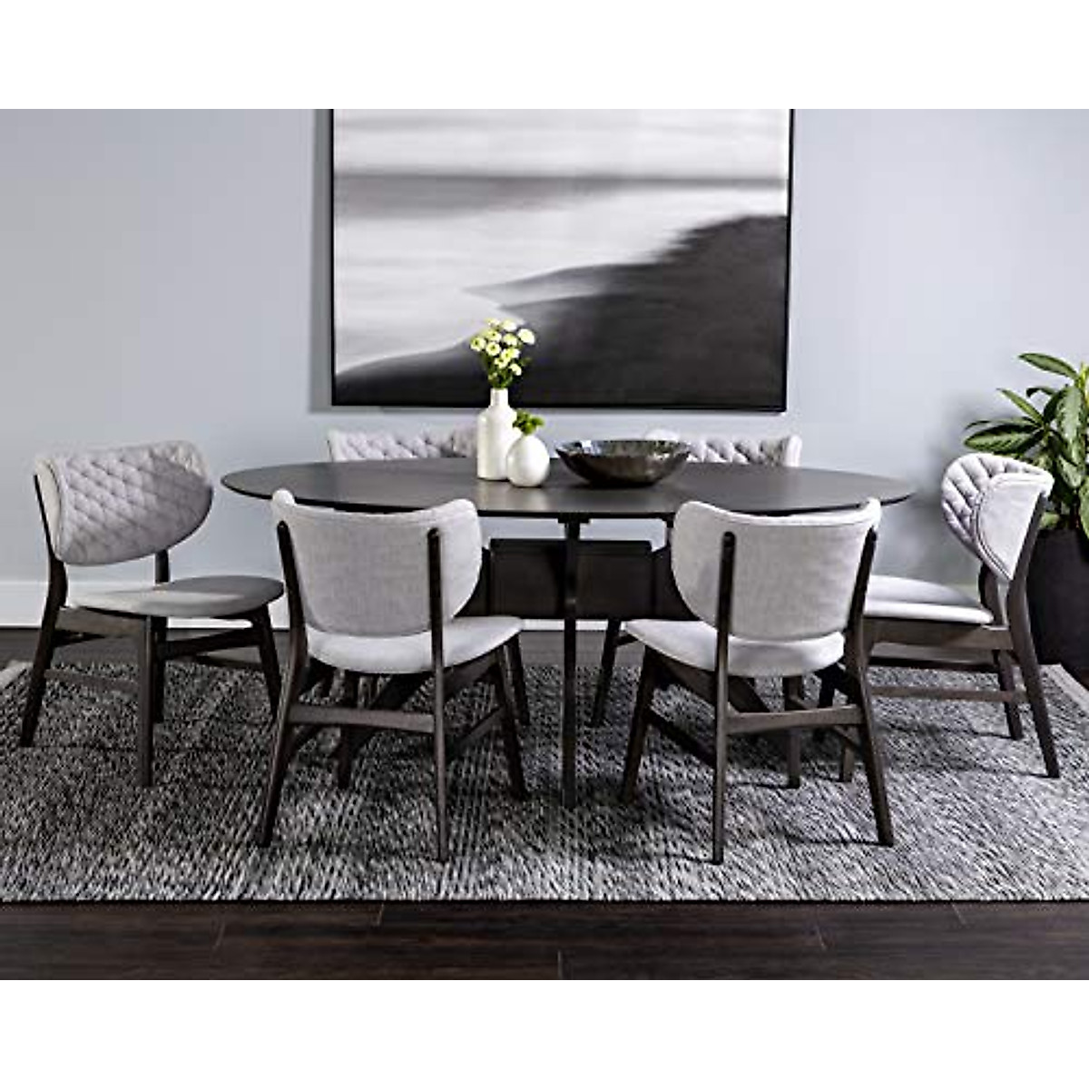 Sunpan Modern Dining Table, Rustic Grey (106191)