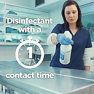 REScue One Step Disinfectant Cleaner & Deodorizer, For Veterinary Use, Animal Shelters, Pet Foster Homes, Ready-to-Use Squeeze Bottle, 32-Ounce