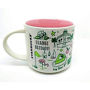 Starbucks FLORIDA Been There Series Across The Globe Collection Ceramic Coffee Mug, 32 ounces