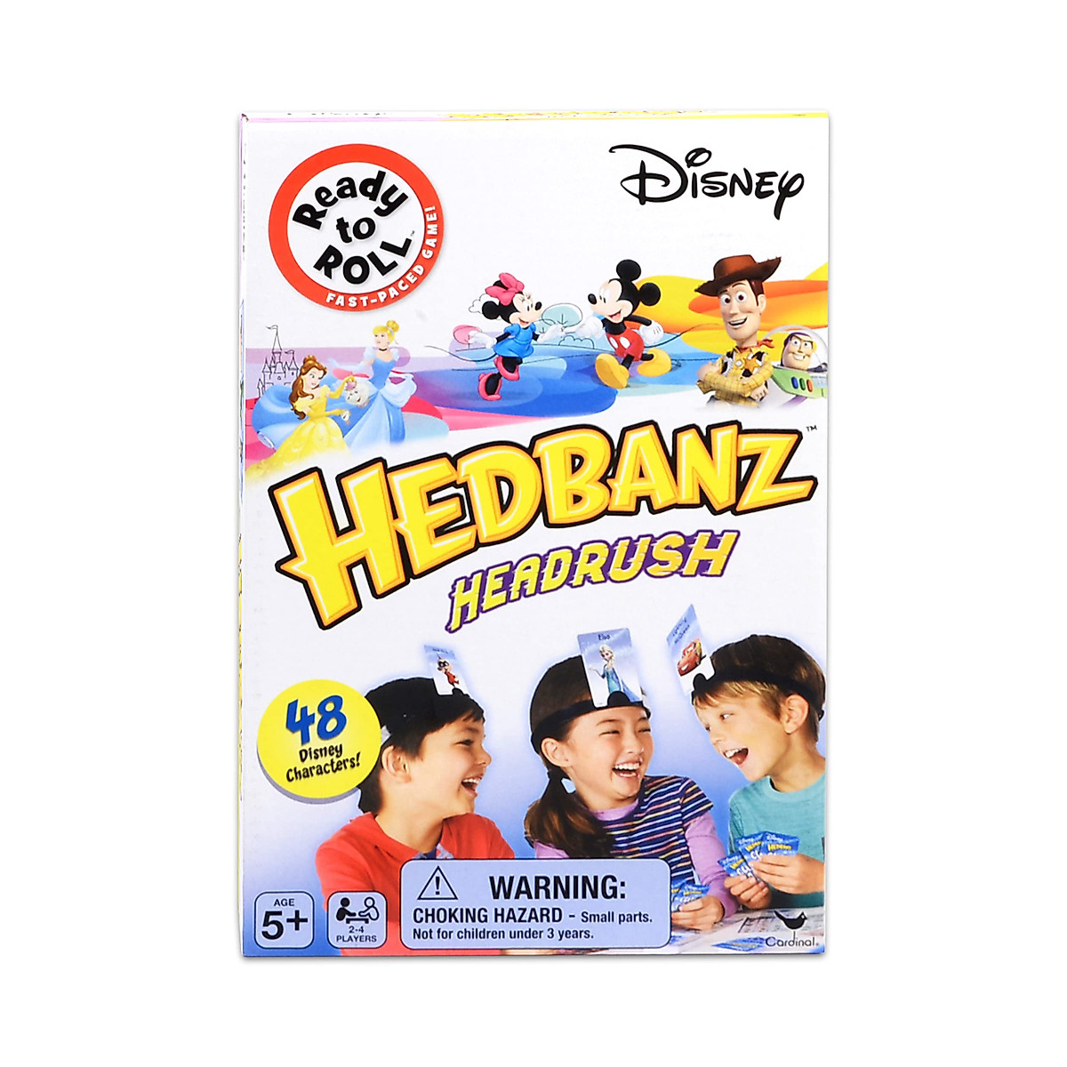 Disney Hedbanz Headrush Game Bundle Disney Headbanz Headrush Ready to Roll Game Disney Board Games for Kids Families Disney Card Games Party Supplies hedbanz disney game for kids