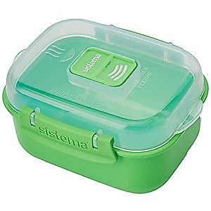 Sistema Microwave Rectangular Container, 525 ml-Assorted Colours