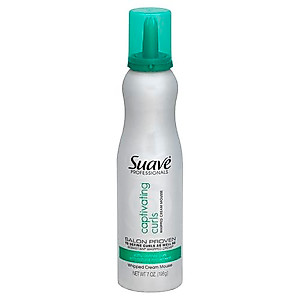 Suave Professionals Mousse Captivating Curls 7 oz, Cream
