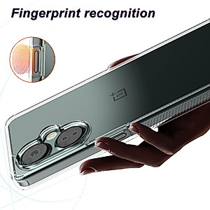 Clear Case for Oneplus N30 5G Case, [Hard PC Back + Soft TPU Bumper] [Anti-Yellowing] Slim Fit Full Protective Shockproof Transparent Case Cover for Oneplus N30 2023, Clear