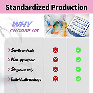 TIKAPLAS 25 Gauge 1 inch Luer Lock Dispensing Accessorie, Individual Packaged, Pack of 100