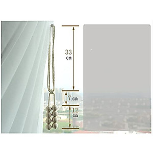 1Pc Magnetic Curtain Tieback Weave Buckle Strap Curtains Holdbacks Clip Rod Magnet Tie Backs Hanging Belts Rope Accessoires (G)