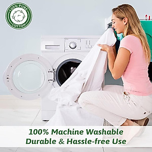 TASHMIA Hotel Luxury 800 TC, King/Califonia King 94x104 Size 3-Pieces Duvet Cover 100% Egyptian Cotton Hidden Zipper Closer & Corner Ties Breathable and Fade Resistant,White Solid