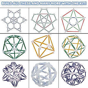 Hape Flexistix Leonardo’s Elements Construction Toy, STEM Toys, Building Toy Set, Educational Toy Set