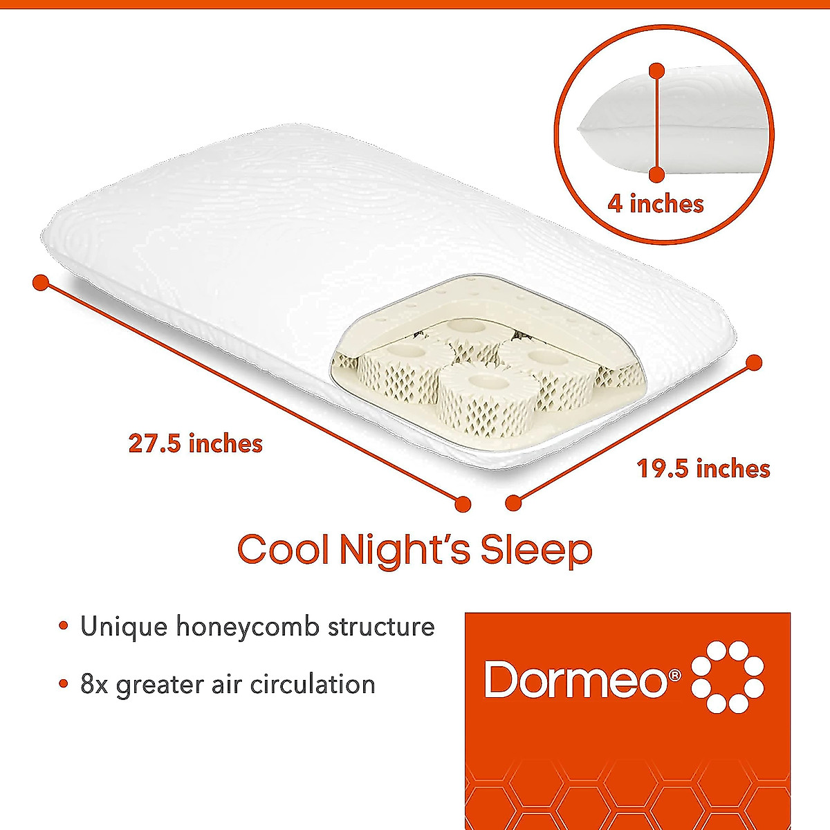 The Premium Mattress Topper by Dormeo (King) and True Evolution Pillow Bundle