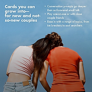 BestSelf Co. Date Deck - Couples Card Game with 50 Conversation Starters for Fun and Meaningful Date Nights, Adults Game