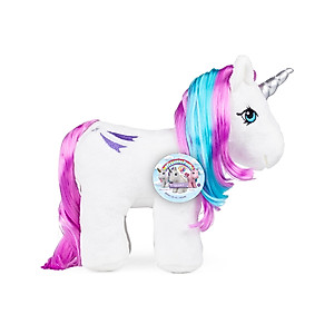 My Little Pony Unicorn and Pegasus Plush - Glory - Collector Plushie, Retro Stuffed Toy Animal, Kid, Toddler, Girl, boy, Mom, Birthday, Ages 3+