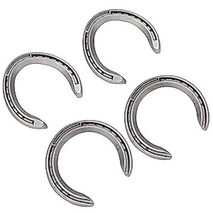 Aluminum Alloy Horseshoe, Horse Riding Tool, Sturdy Horseshoe Accessories, for Horse & Racing(No. 4)