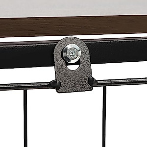 MhdunueSK Computer Desktop Bookcase,2 Tier Dorm Desk Hutch,Multipurpose Adjustable Dorm Desk Bookshelf for Home Dorm Office Supplies 29.5 * 7.9 * 38.6Inch (Black)