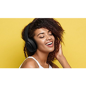 SOUNDBOUND Hands Free Wirless Over The Head Headphones Powerful Wireless Headphones Over Ear, Comfortable Big Cup (Black)
