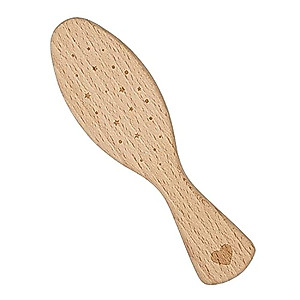 Kent Baby Soft Bristle Beechwood Brush with Canvas Travel Pouch - BA29