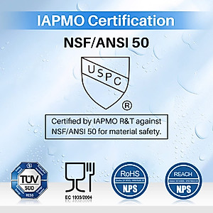 10" x 4.5" Whole House Pleated Sediment Water Filter Replacement for GE FXHSC, Culligan R50-BBSA, Pentek R50-BB, DuPont WFHDC3001, W50PEHD, GXWH40L, GXWH35F, for Well Water, Pack of 4