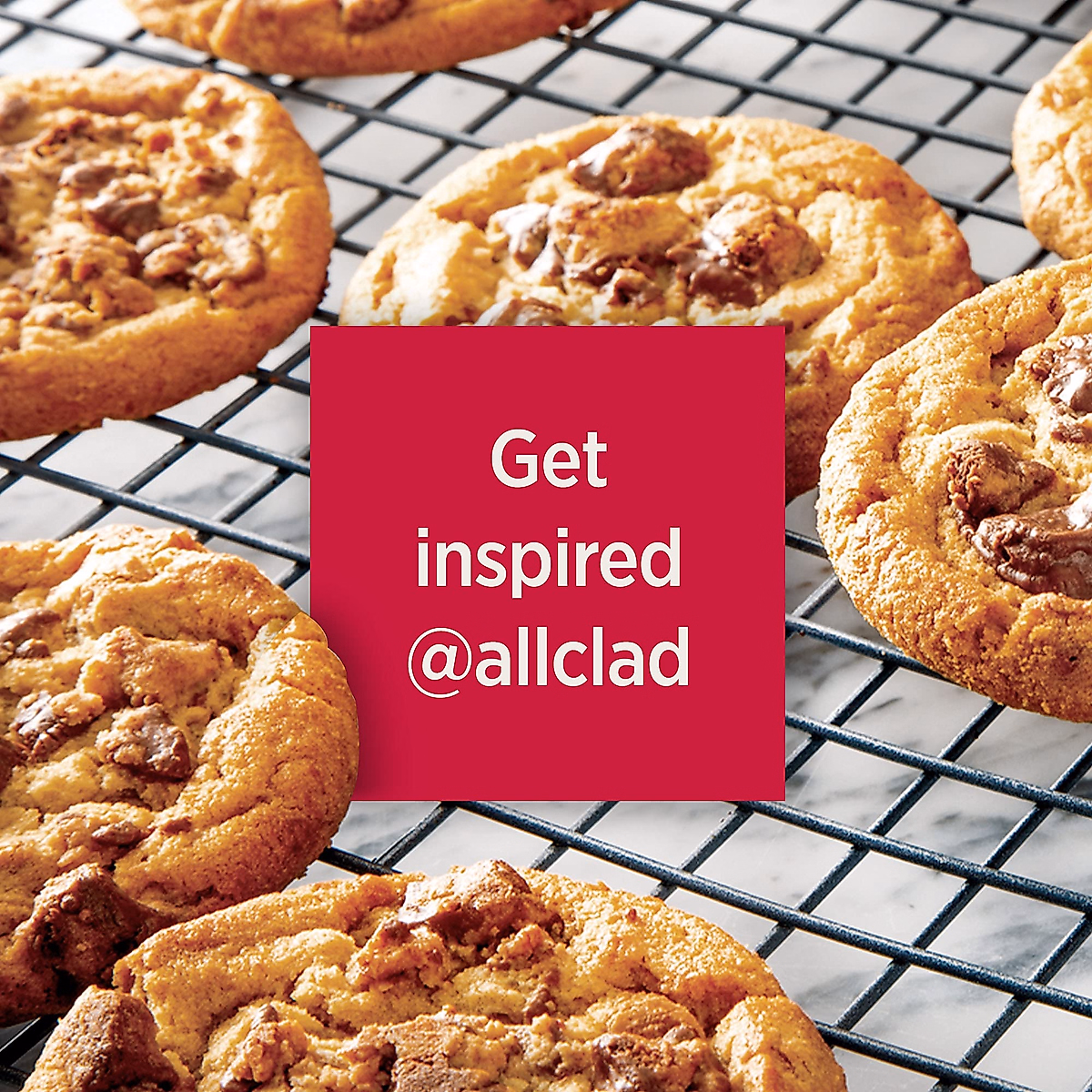 All-Clad Pro-Release Nonstick Bakeware Set 3 Piece Oven Safe 450F Half Sheet, Cookie Sheet, Muffin Pan, Cooling & Baking Rack, Round Cake Pan, Loaf Pan, Baking Pan Grey