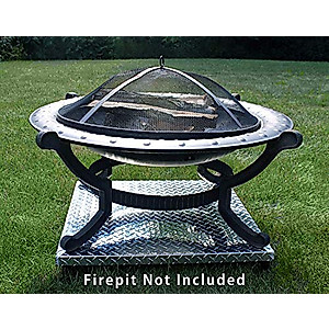 Northland Online Deck Defender & Grass Guard, High Temp Fire Pit Heat Shield, Fire Pit Mat for Grass Lawn Protection, Fire Pit Pad for Outdoors, Bonfires, Wood Burning