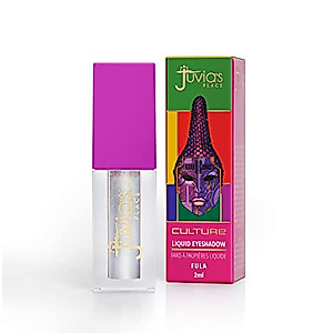Juvia's Place Culture Duochrome Liquid Eyeshadow - Liquid Eye Makeup for Glitter & Shine, Multi-colored Glitter Liquid Eyeshadow, Sparkly Makeup for Eyes, Women's Glitter Makeup Kit Addition (Fula)
