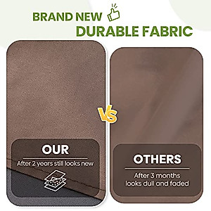 Grill Gazebo Replacement Canopy Top Roof, EasyLee 5x8 Canopy Top Cover, Double Tiered BBQ Gazebo Cover, Fits for Gazebo Models L-GG001PST and L-GZ238PST(Khaki)