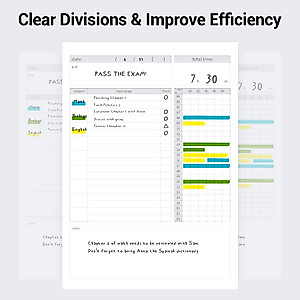 Kokuyo Campus Study Planner Notebook, Daily Ruled, Semi-B5, Gray, for 63 Days, Japan Import (NO-Y80MD-M)