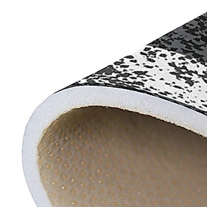 4th of July American Flag Area Rug Black Grunge USA Flag Polyester Carpet Rugs Floor Mat for Living Dining Dorm Room Bedroom Home Decor 36"×24"